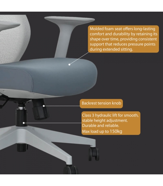 Taper Executive Office Chair with Headrest| Star Living